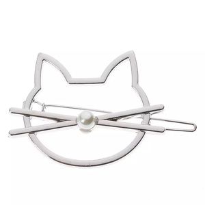 Urban Outfitters | Accessories | 33 Metal Cat Pearl Hair Pin | Poshmark